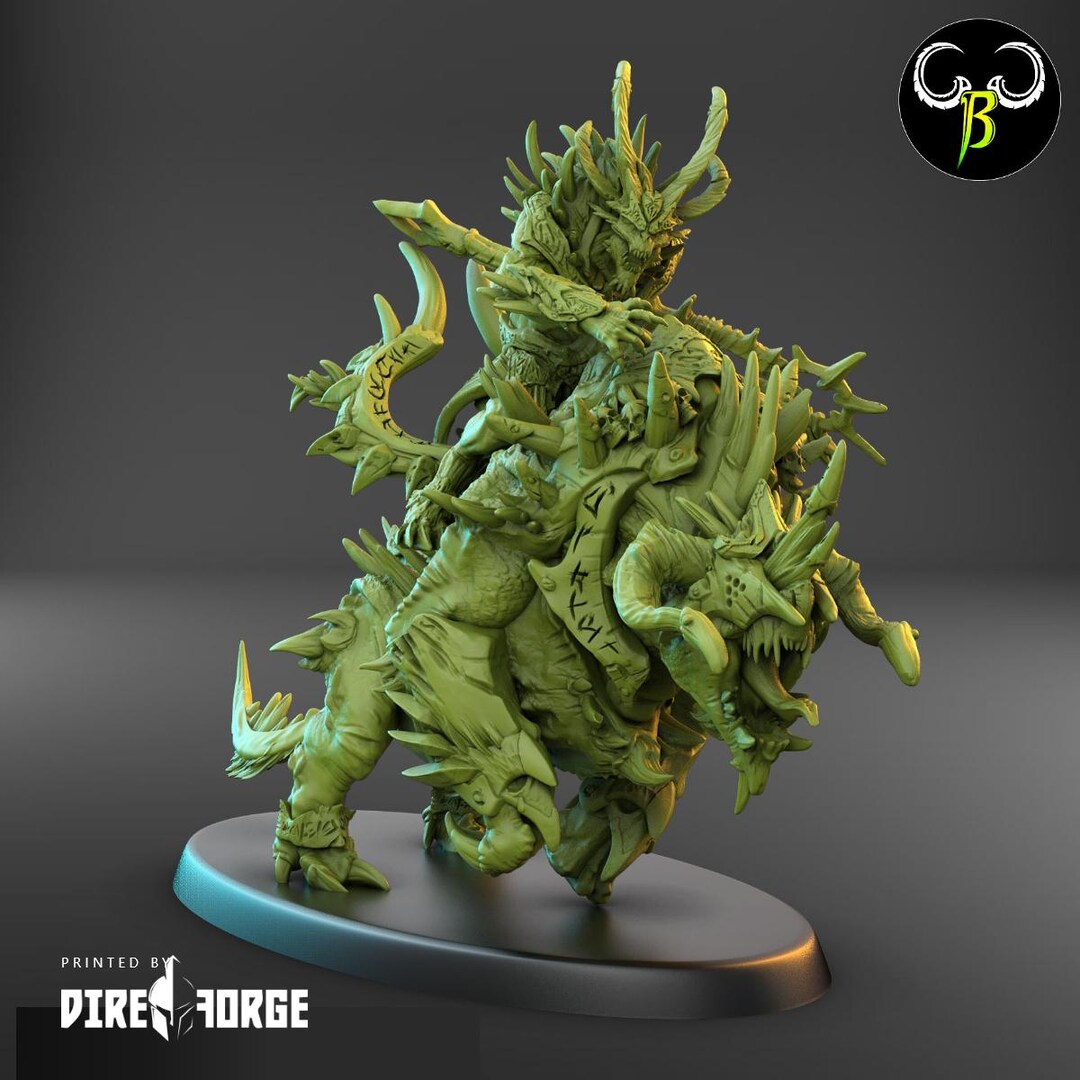 Mounted Apostle of Ruin | Fantasy Battle | Claybeastcreation | Fantasy ...