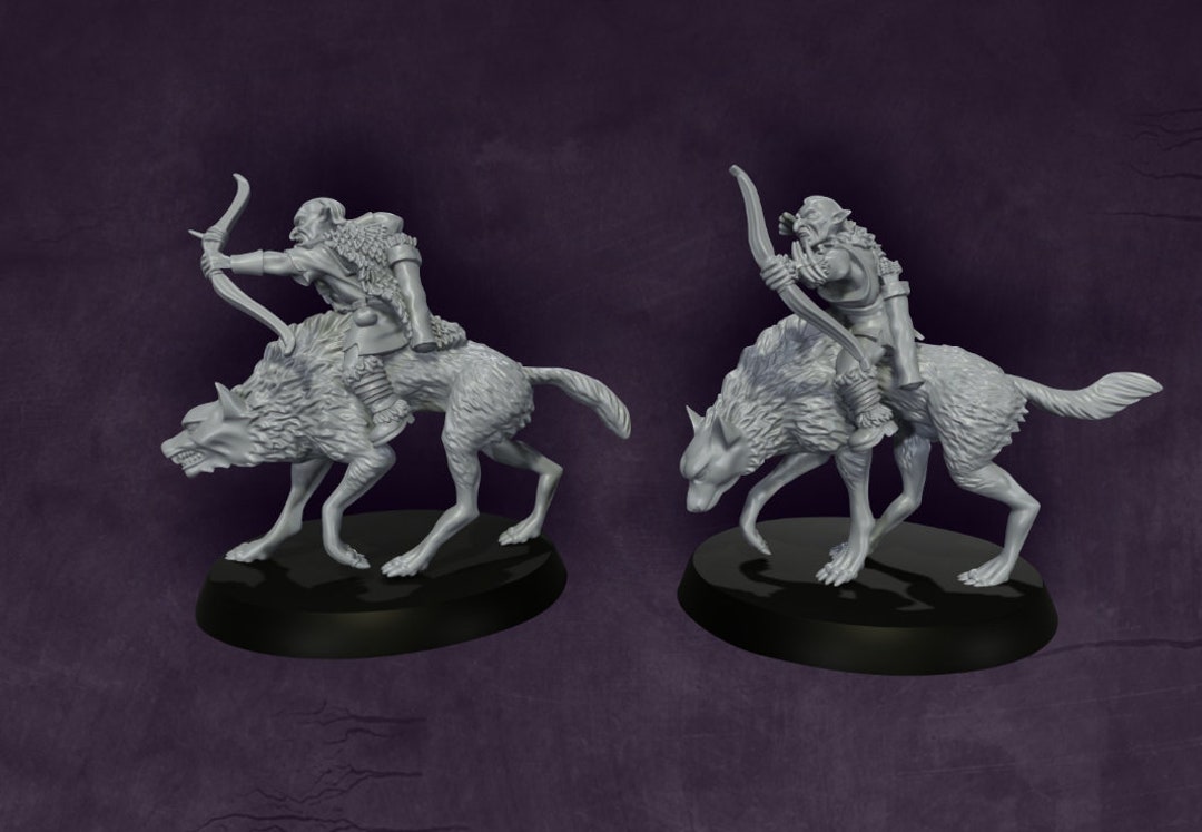 Mounted Orc Hunters | Regular Orcs | Medbury | Fantasy - Etsy