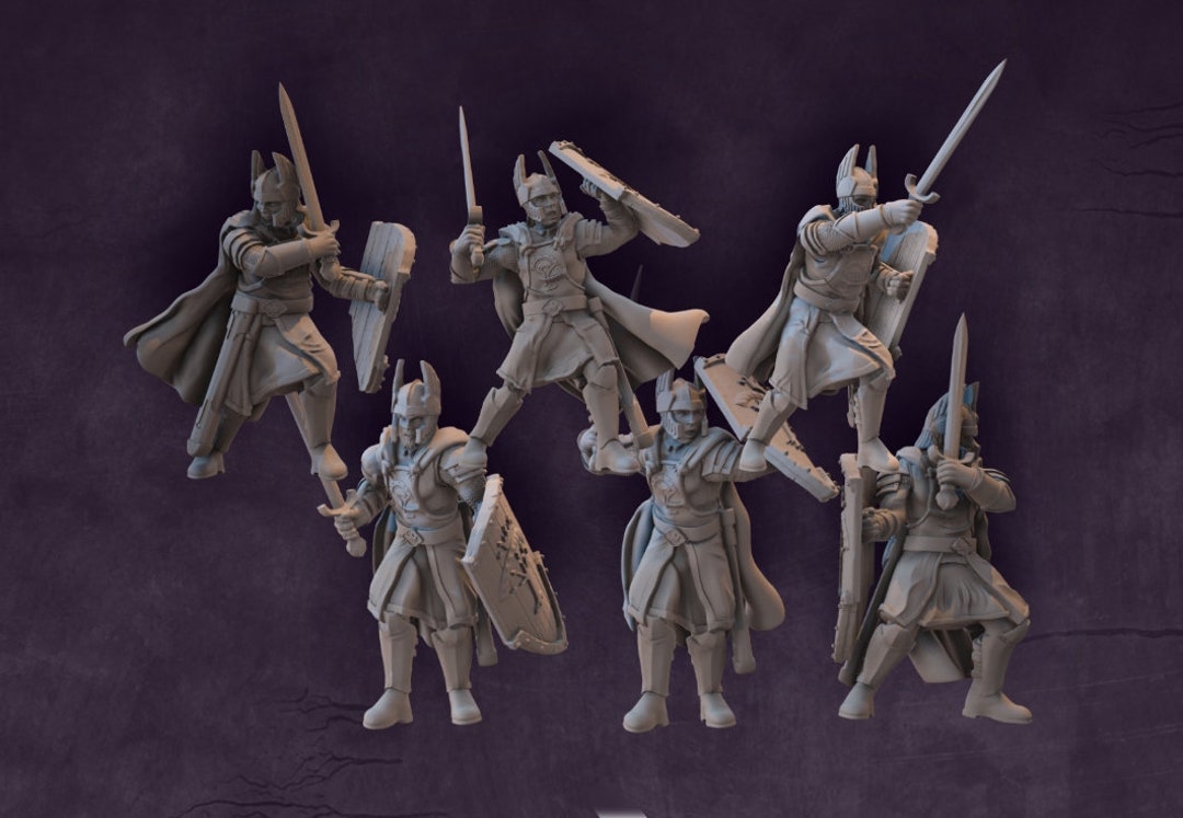 Old High Human Warriors Swordmen | High Humans | Davale Games | Fantasy ...