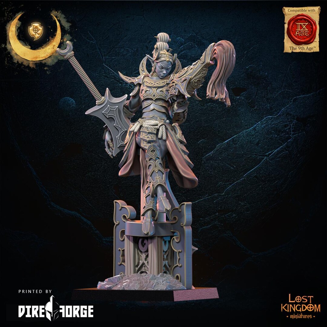 Yu Ming, Tsurugi Heroine 1 Fantasy Battle Lost Kingdom Miniatures ...