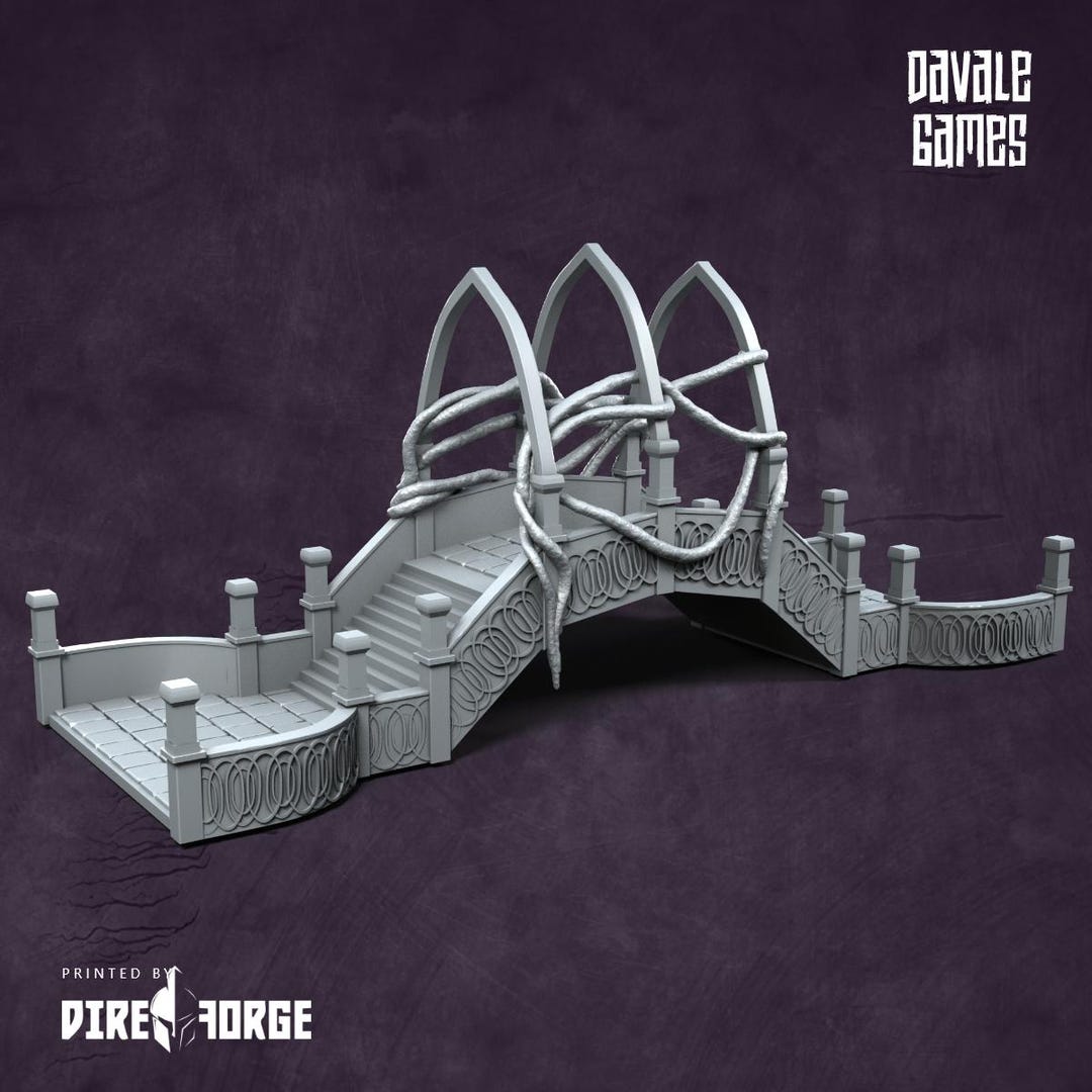 Elven Bridge | Scenery | Davale Games | Fantasy - Etsy