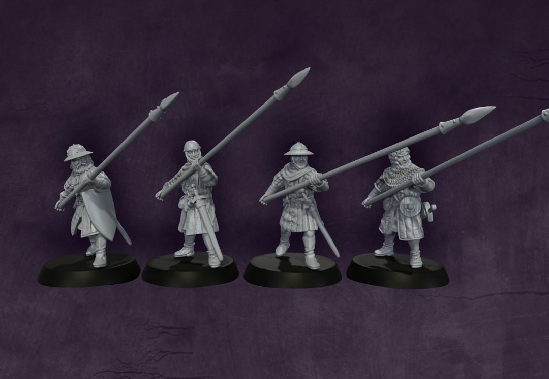 14th Century Scottish Pikemen 2 Medbury Historical - Etsy