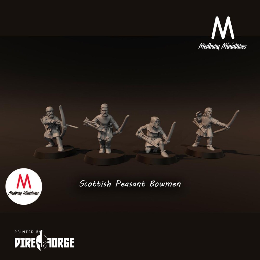 Scottish Peasant Bowmen | Scottish War of Independence | Medbury ...