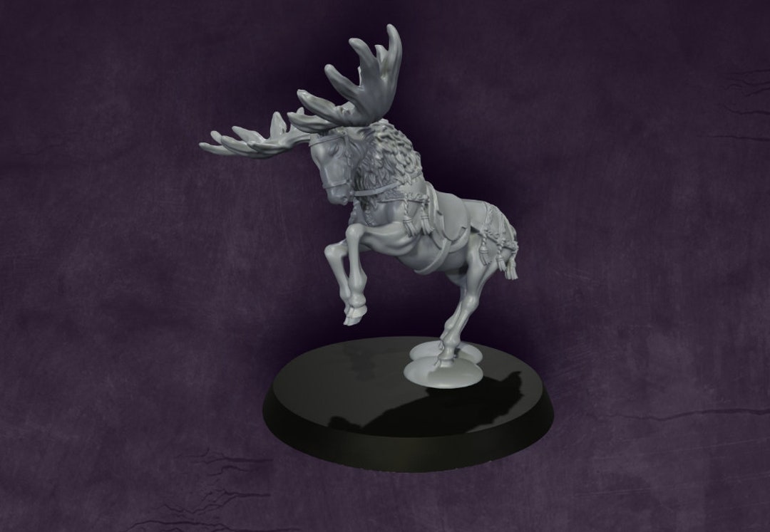 Elven Moose Mount | Elves | Medbury | Fantasy - Etsy