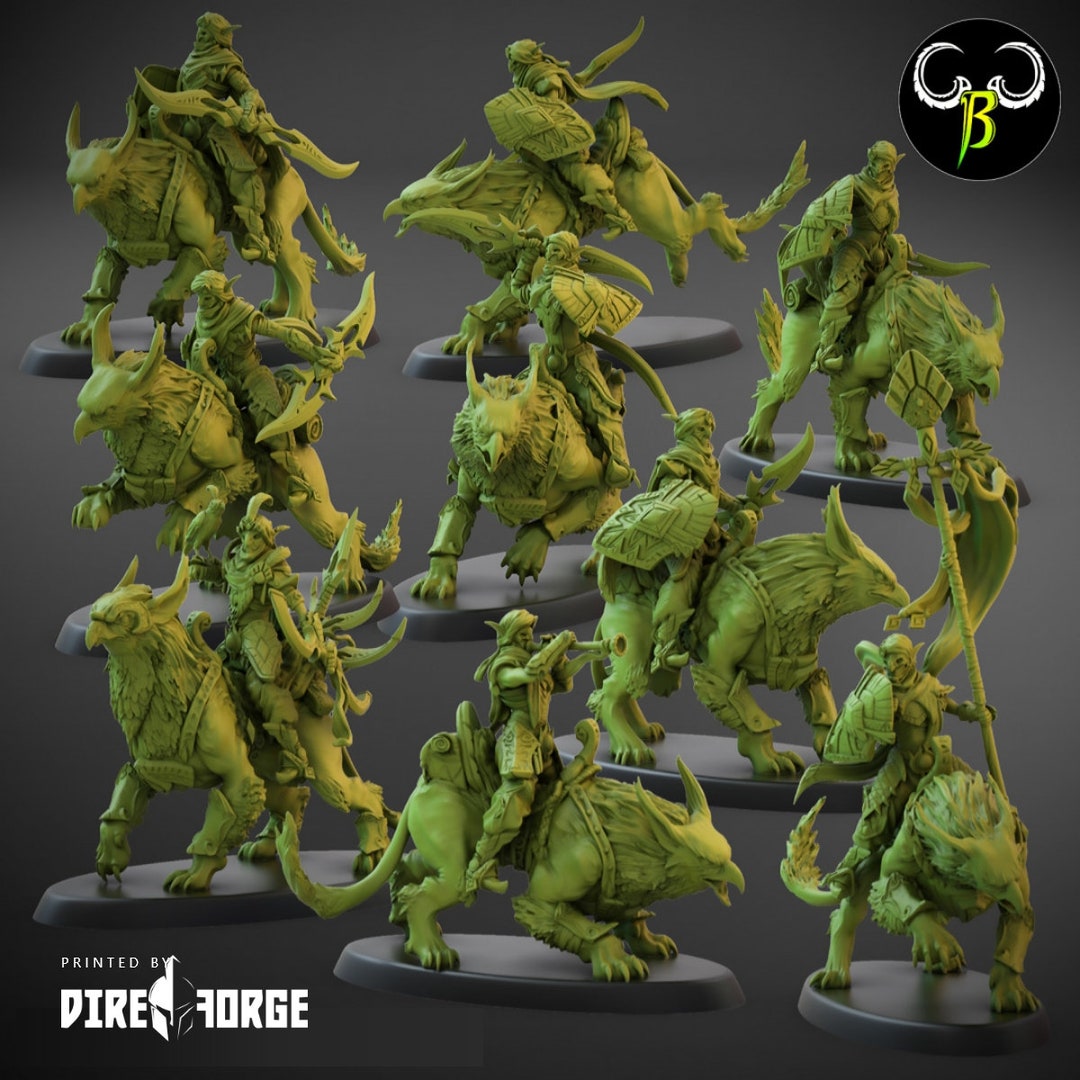 Sand Reaver Squad | Fantasy Battle | Claybeastcreation | Fantasy - Etsy