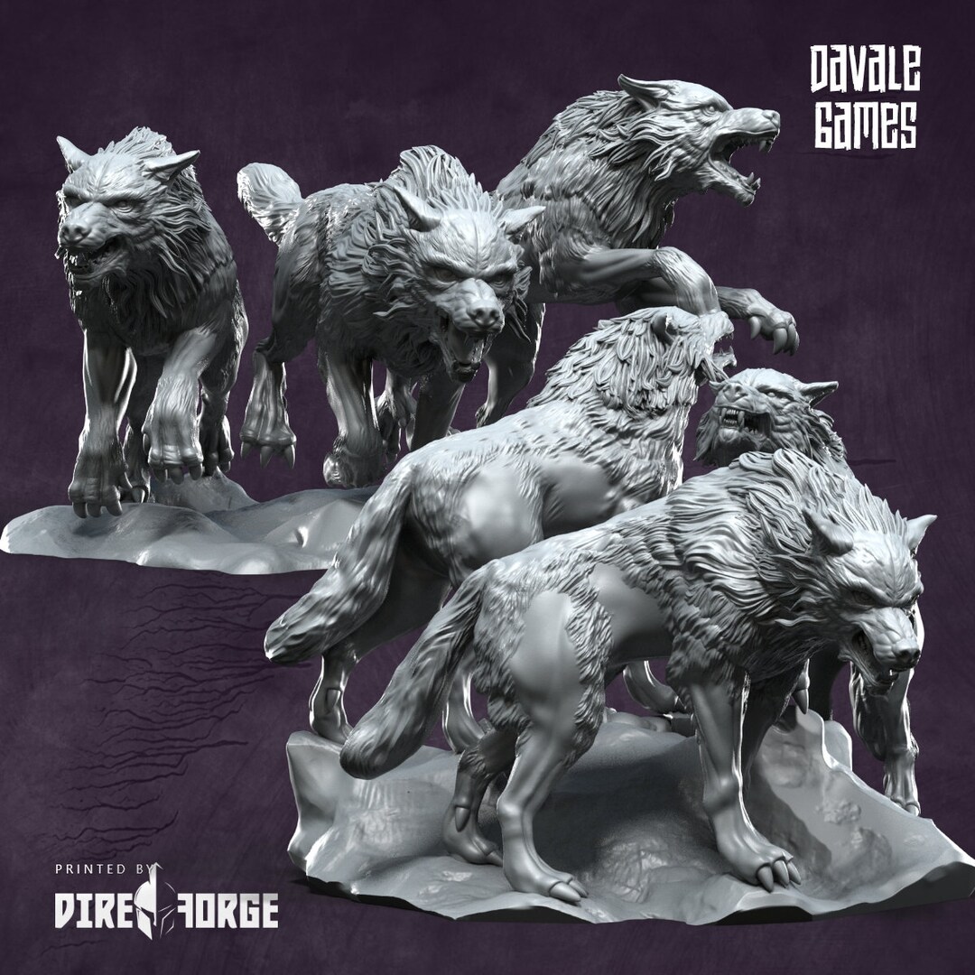 Fenrir Wolf Litter | Odin | Davale Games | Mythology at Wars - Etsy