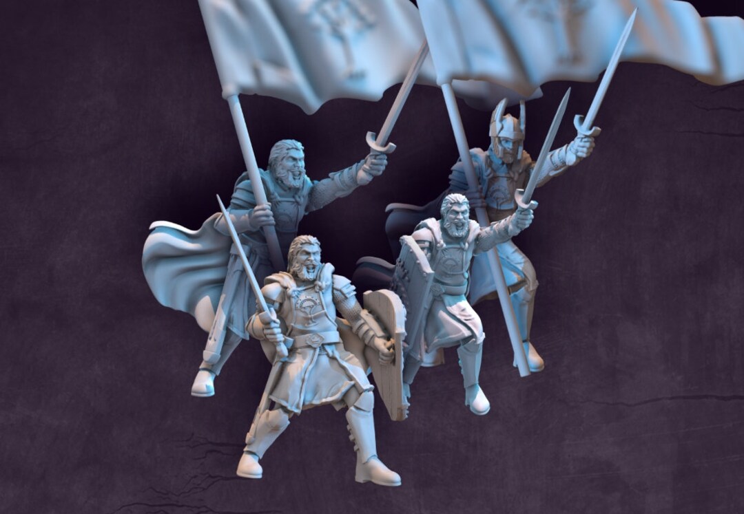 4x High Human Commander High Humans Davale Games Fantasy - Etsy