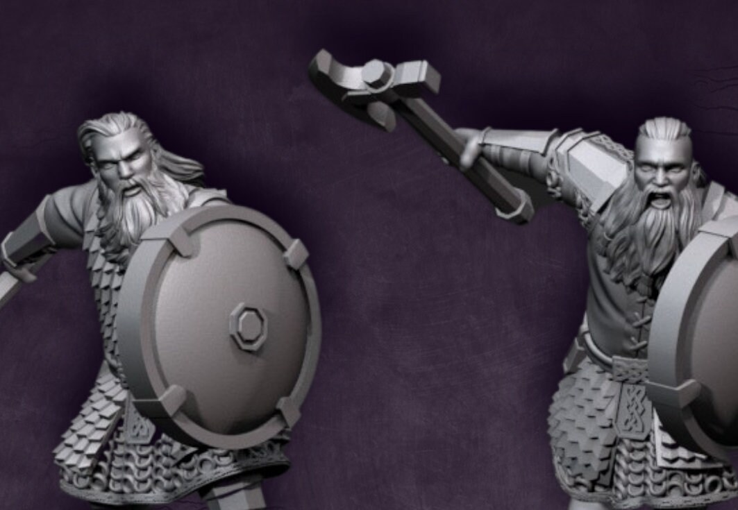 6x Kalak Warriors Davale Games Fantasy LOTR Miniatures - Etsy