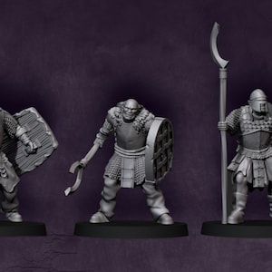 Normaler Ork mit Speer Regelmäßige Orks Davale-Spiele Fantasie Herr der ...