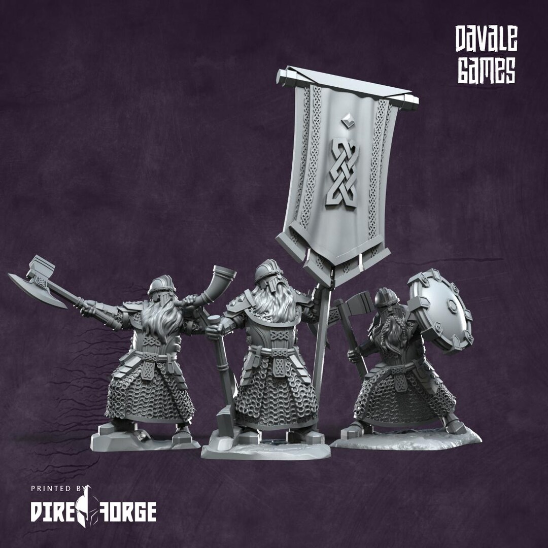 Kalak Dwarves - Command | Kalak Dwarves | Davale Games | Fantasy - Etsy