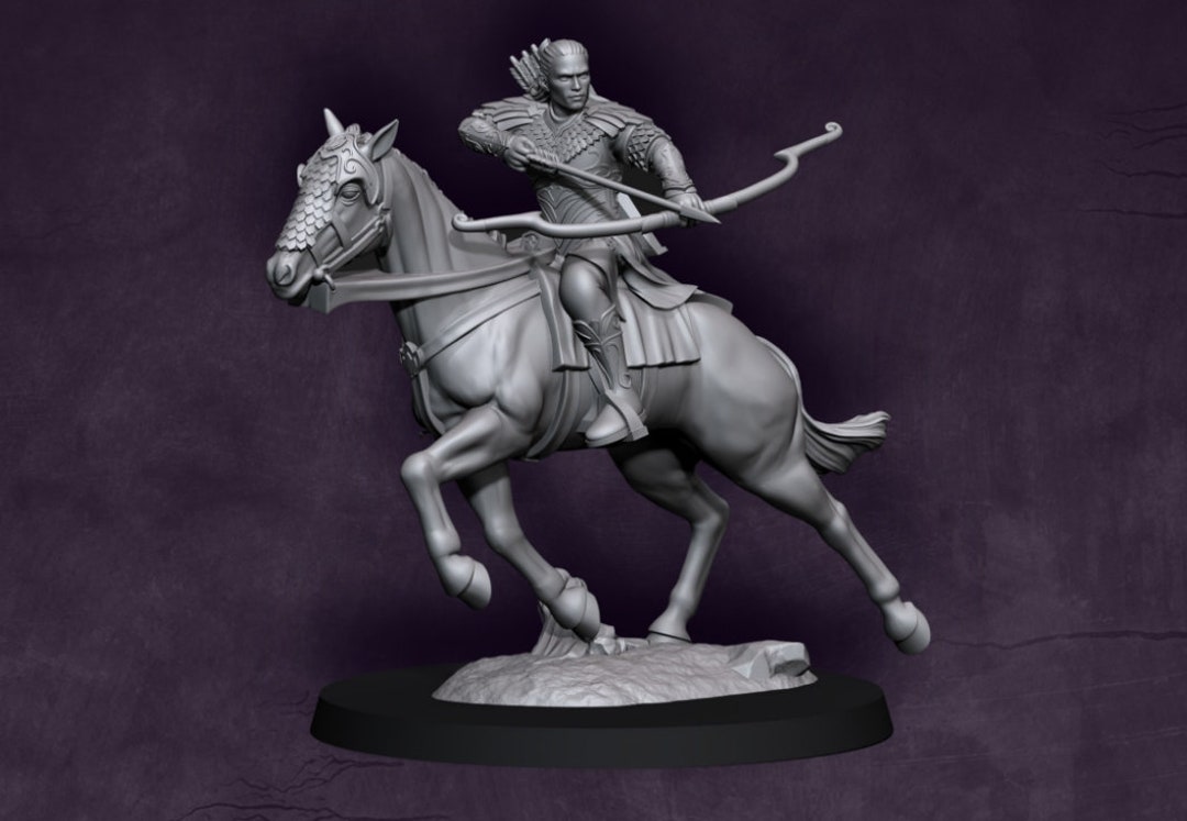 Forest Prince - Mounted | Wood Elves | Davale Games | Fantasy - Etsy
