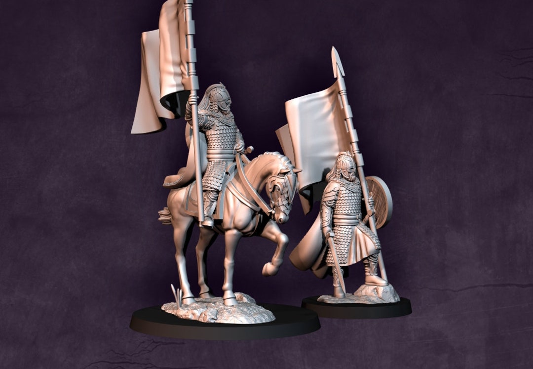 West Humans Royal Guard With Banner - Foot and Mounted | West Humans ...