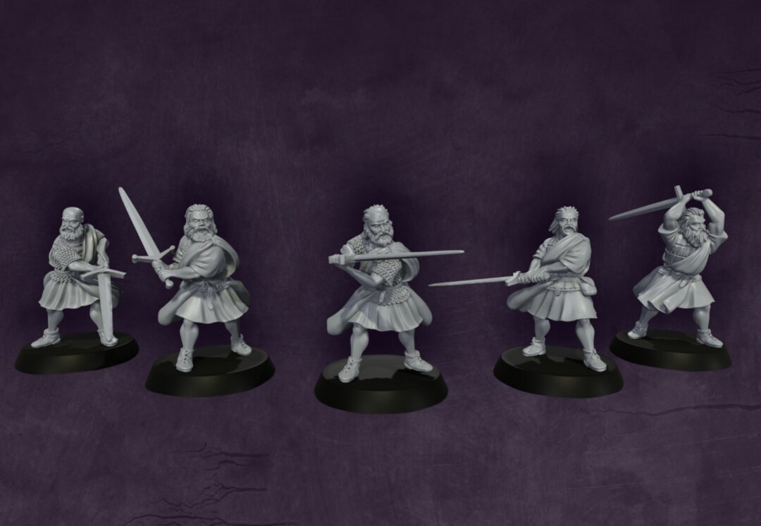 Highlander With Claymore | High Humans | Medbury | Fantasy - Etsy