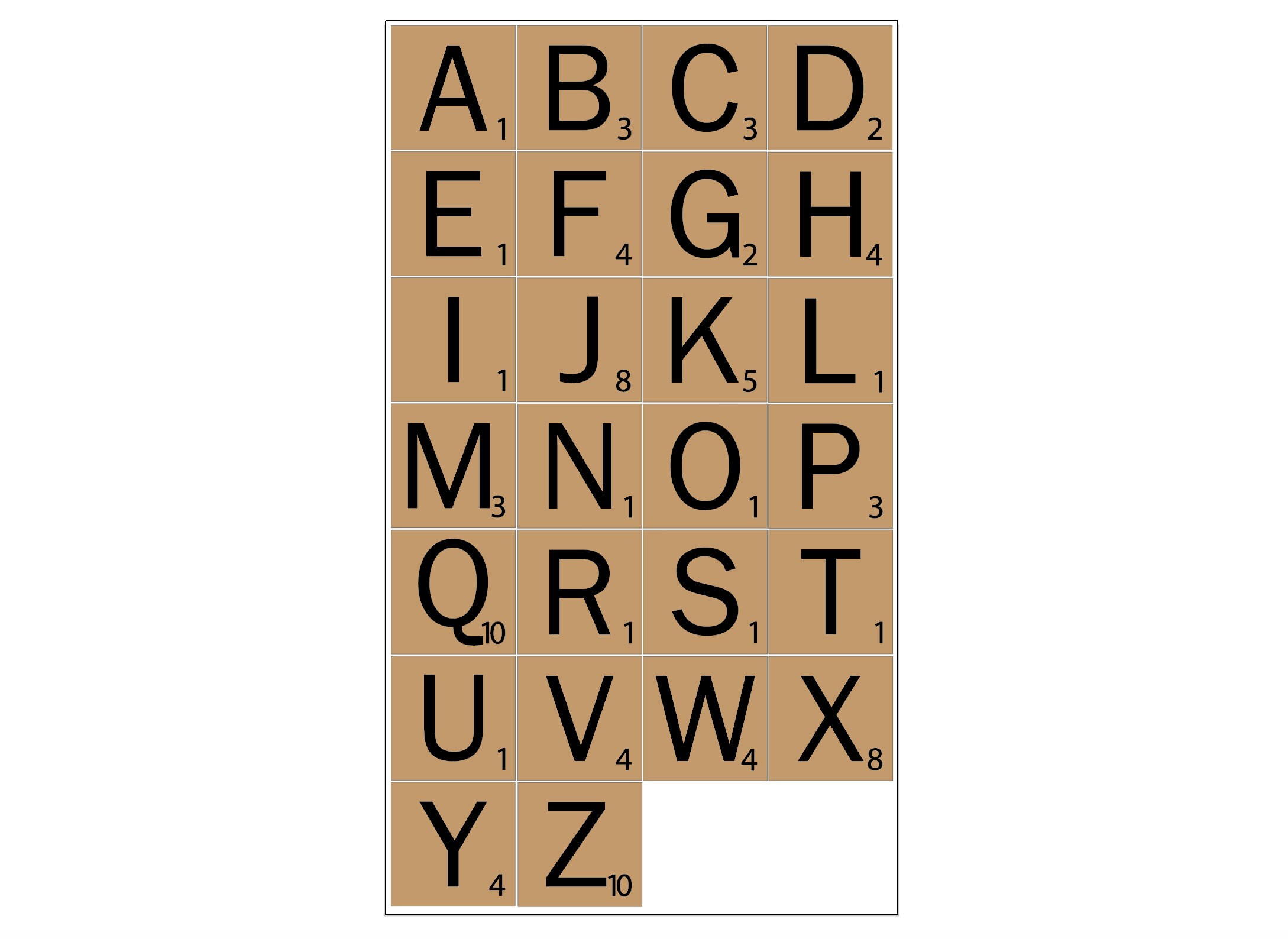 Scrabble Letters Stencil for Vinyl Cutter Digital File Svg Eps - Etsy