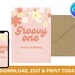 Editable Canva Groovy Birthday Party Invitation | Flower Birthday ...