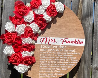 School Social Worker Door Hanger - Etsy