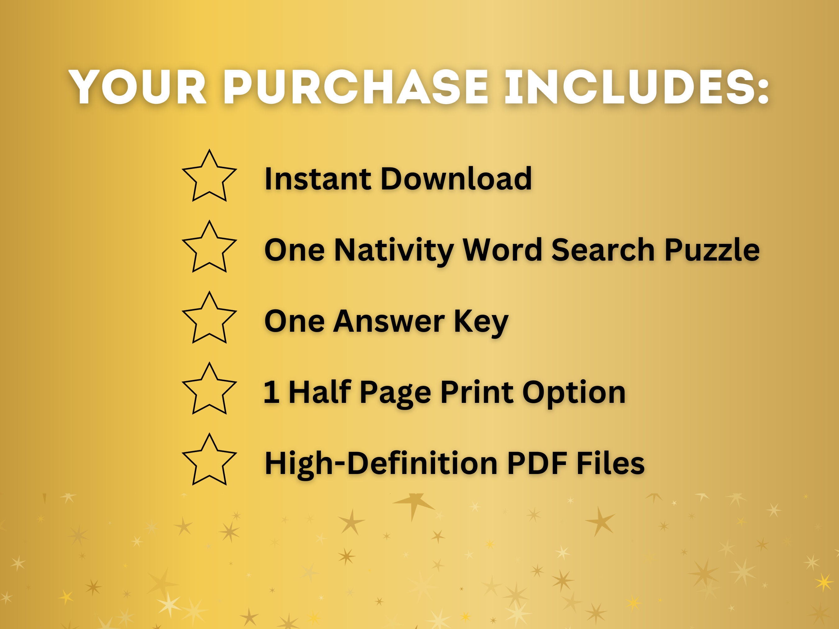 Nativity Word Search Printable Puzzle - Etsy