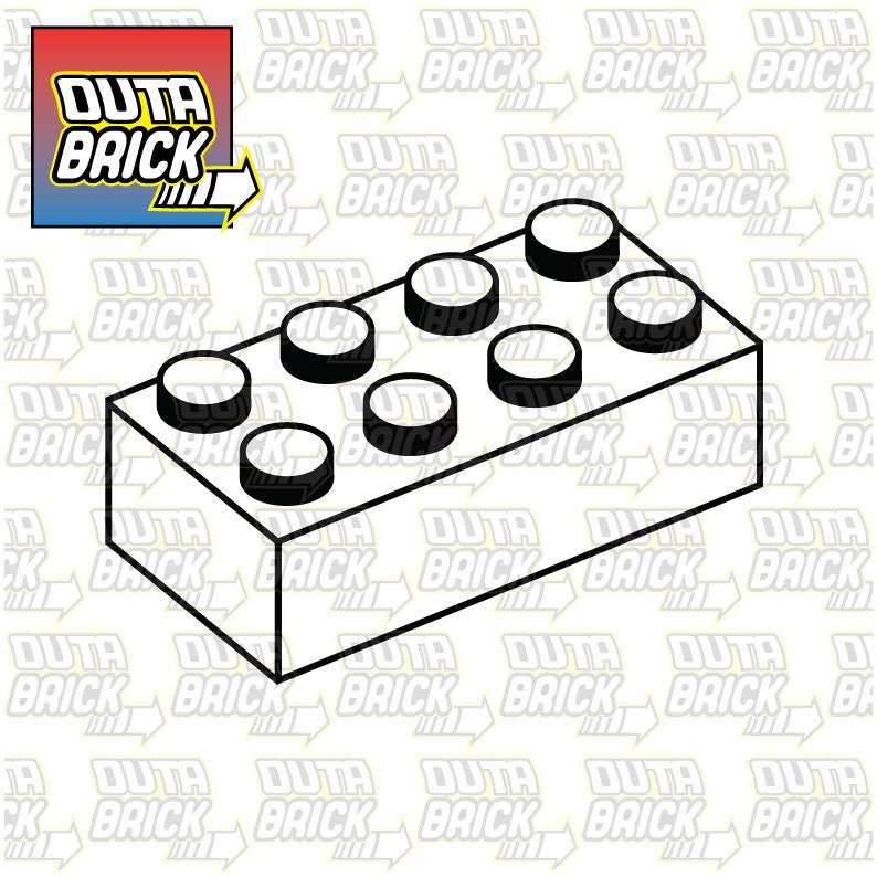 Brick Svg File Building Blocks Svg File Vector Clipart Cricut Cameo Silhouette Ph