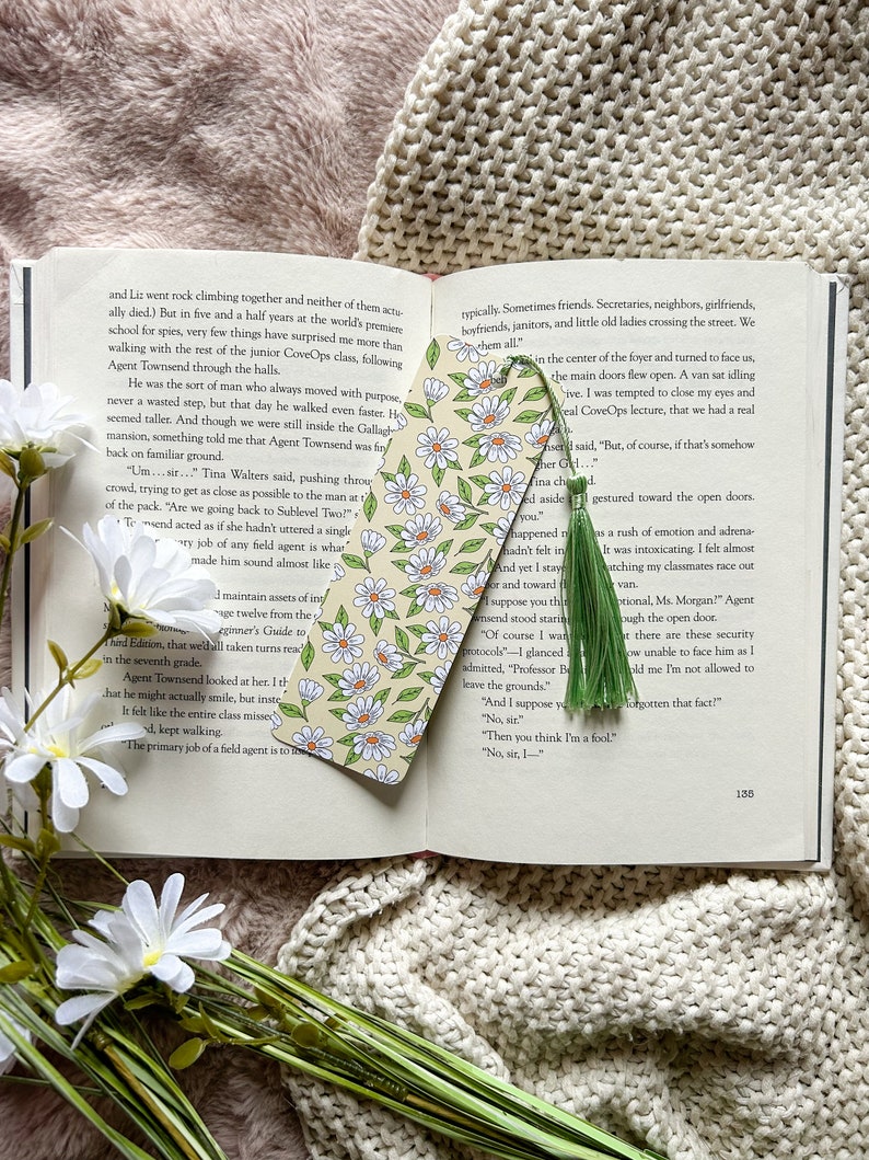 Daisy Darling Bookmark Daisy Bookmark Cottagecore Gardencore Cute ...