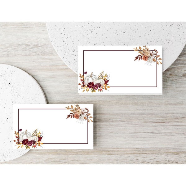 Blank Place Cards - Etsy