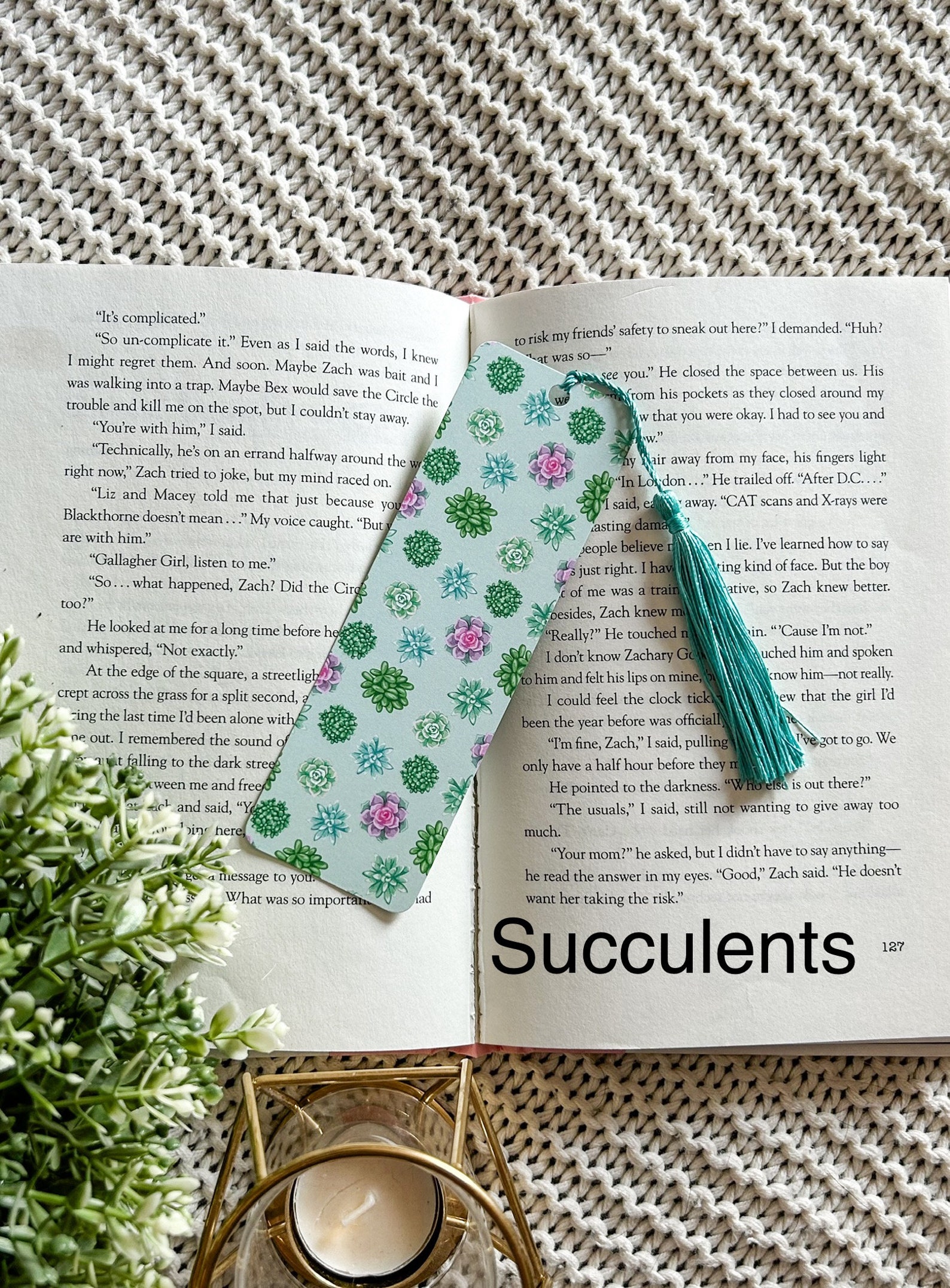Plant Bookmark Set or Individual Botanical Bookmark Bookish Merch Plant ...