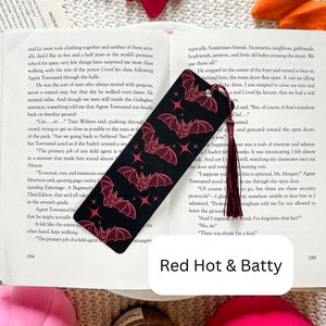 Gothic Bat Bookmark Set or Individual | Halloween Bookmark | Spooky ...