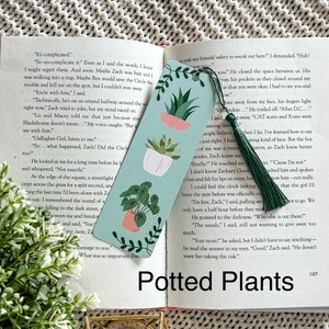 Plant Bookmark Set or Individual | Botanical Bookmark | Bookish Merch ...