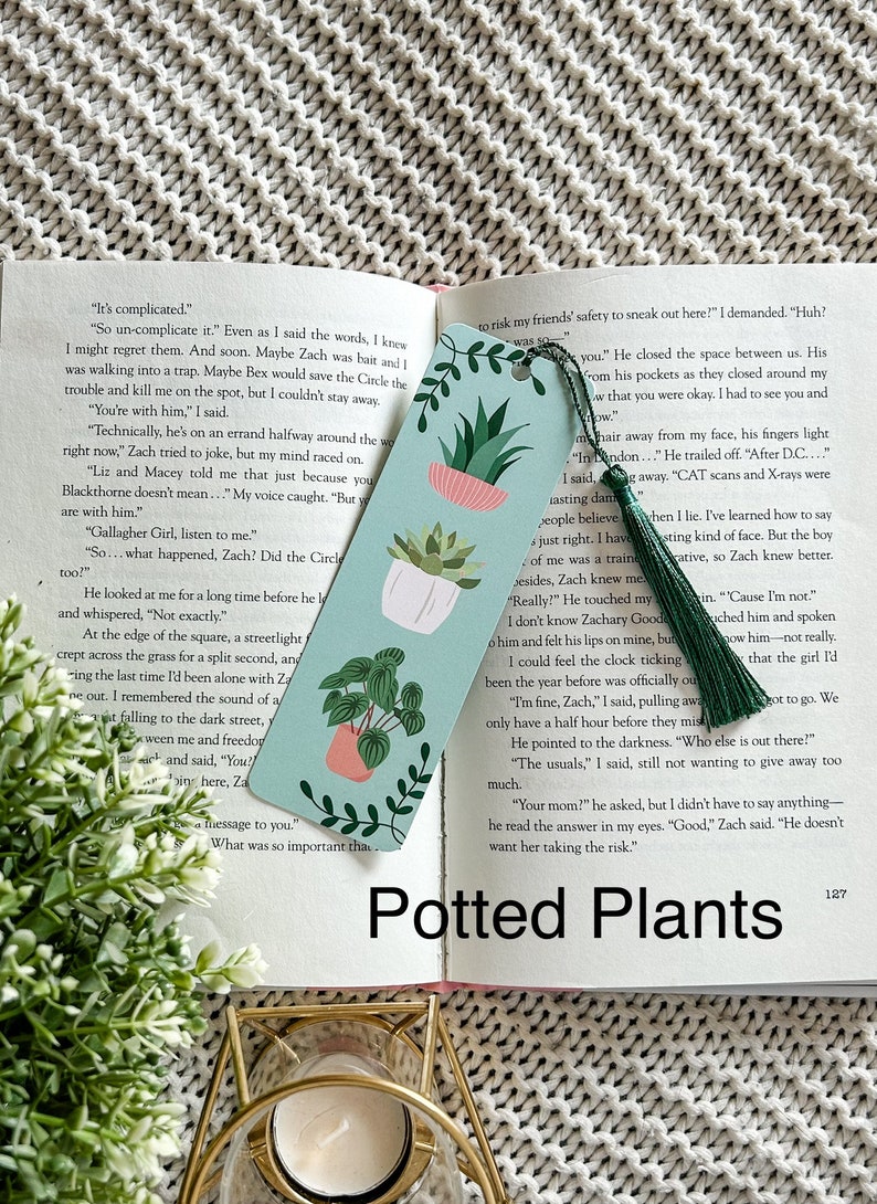 Plant Bookmark Set or Individual | Botanical Bookmark | Bookish Merch ...