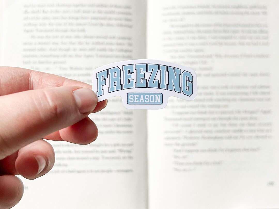 Freezing Season Sticker | Winter Bookish Stickers | Book Sticker | Book ...