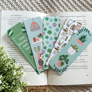 Plant Bookmark Set or Individual | Botanical Bookmark | Bookish Merch ...