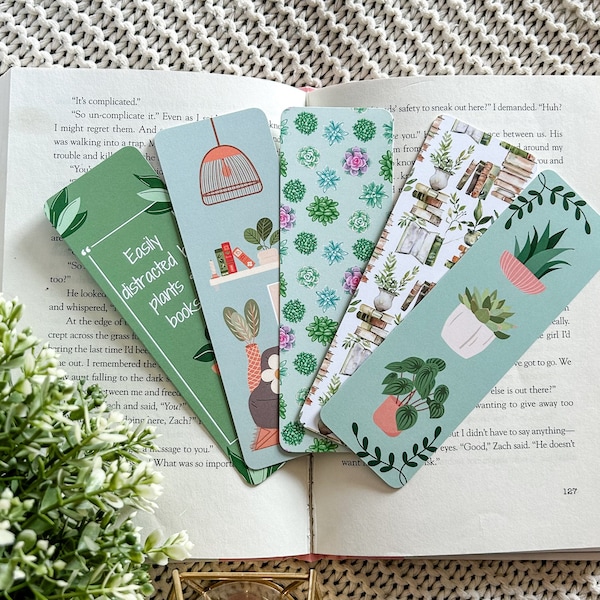 Botanical Bookmark - Etsy