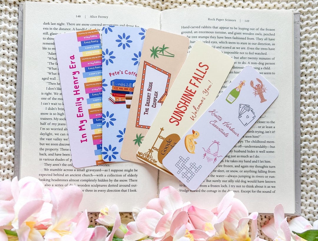 Emily Henry Bookmark Set or Individual | People We Meet on Vacation ...