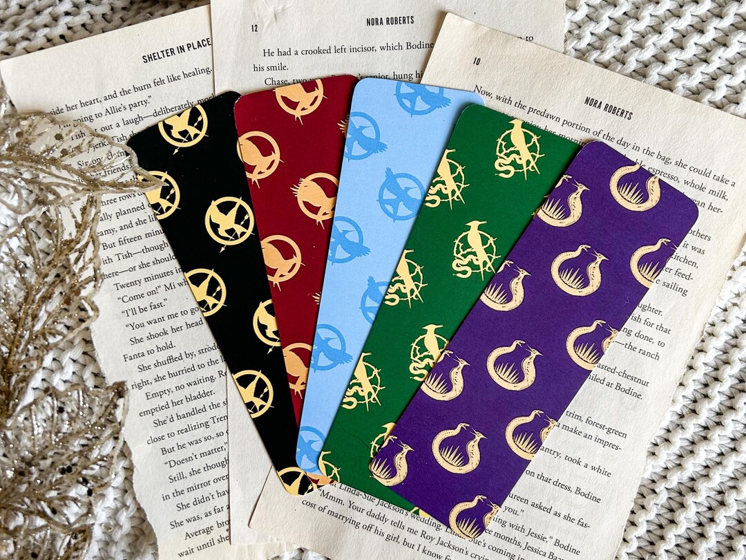 The Hunger Games Bookmark Set or Individual | Sunrise on the Reaping ...