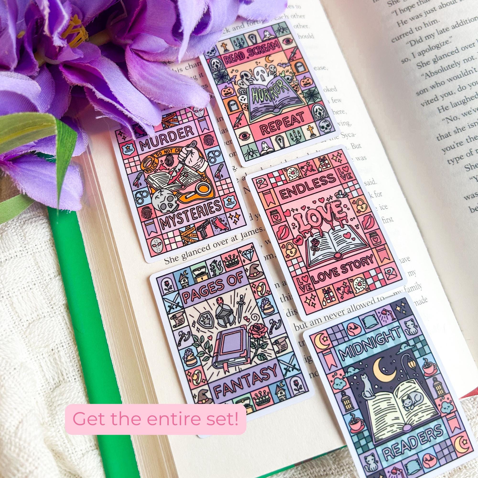 Mystery Book Lover | Kindle Stickers | Horror Book Stickers Ereader ...