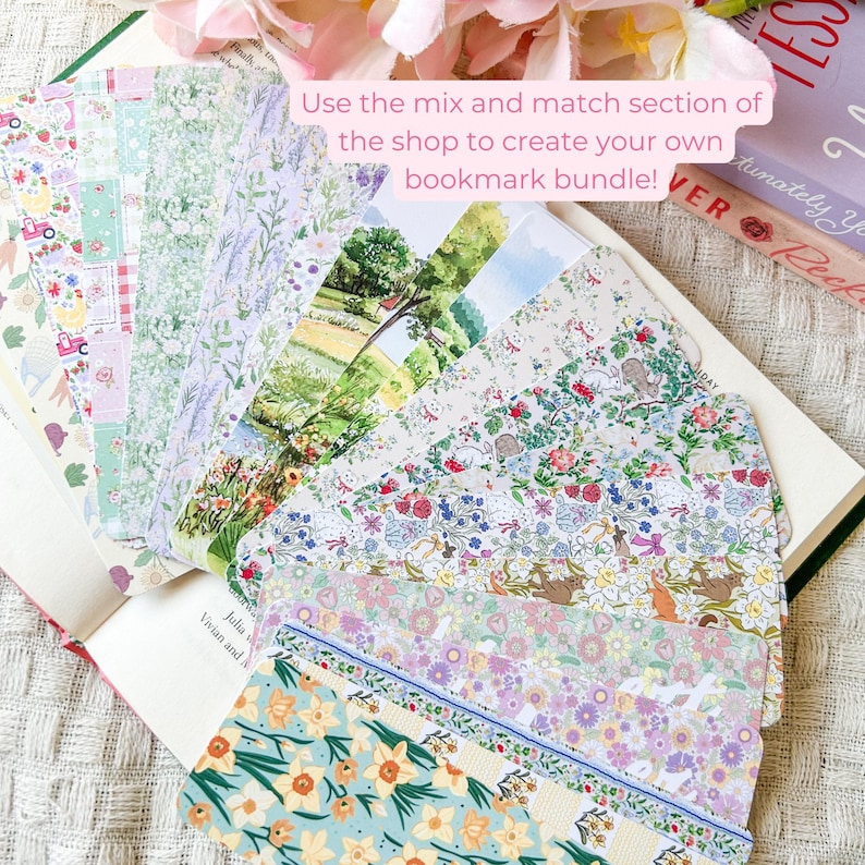 Farmers Market Bookmark Set or Individual | Cottagecore Bookmark Bundle ...