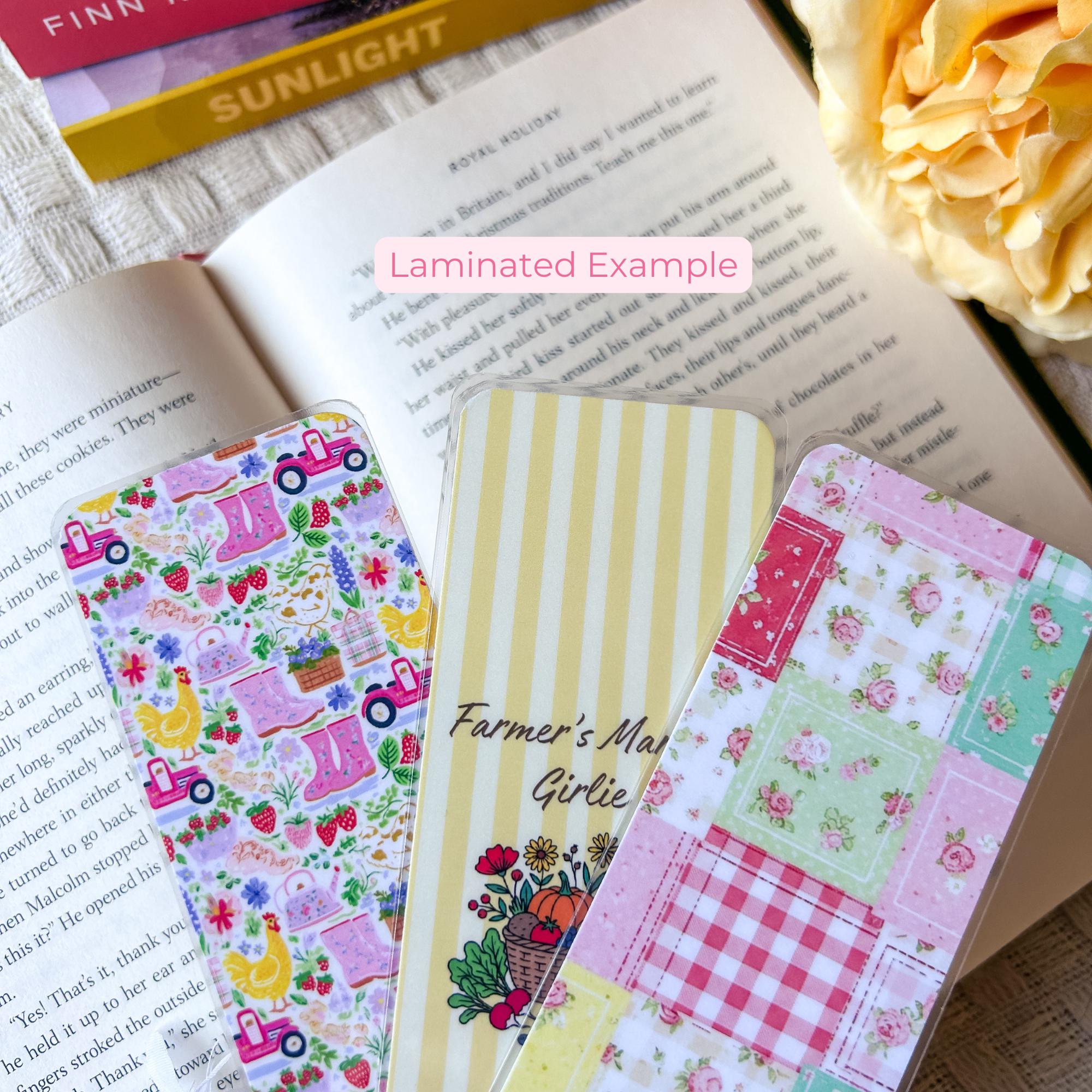 Farmers Market Bookmark Set or Individual | Cottagecore Bookmark Bundle ...