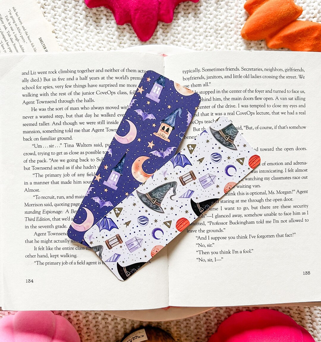 Magic is in the Air Bookmark Set or Individual | Halloween Bookmark ...