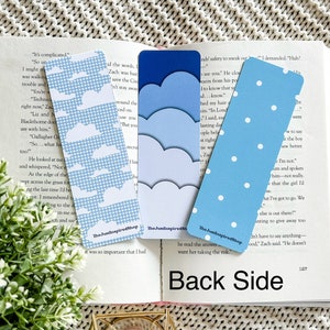 Cloud-themed Bookmarks Set or Individual | Just One More Chapter Bookmark | Cute Bookmarks ...