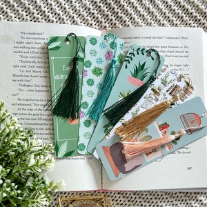 Plant Bookmark Set or Individual | Botanical Bookmark | Bookish Merch ...