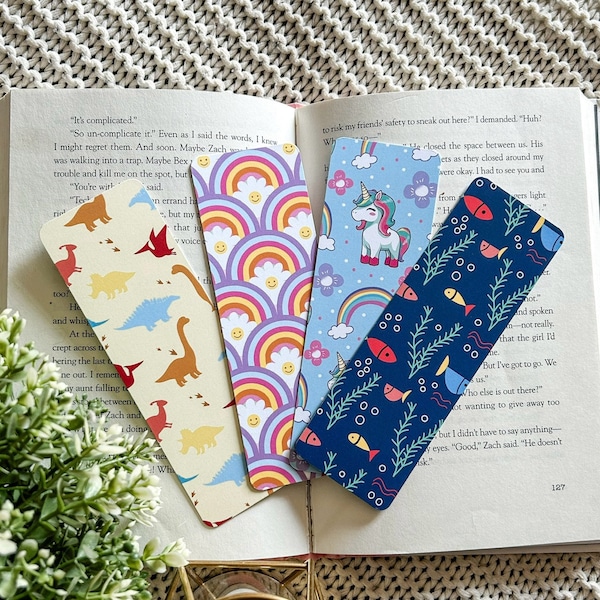 Kids Bookmarks - Etsy