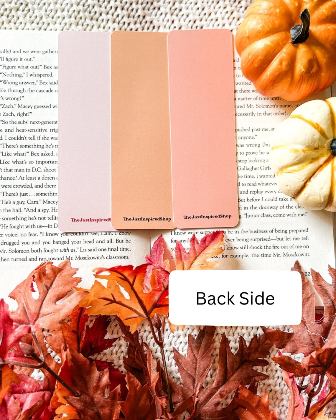 Fall Book Quotes Bookmark Set or Individual | Book Quote Bookmark ...