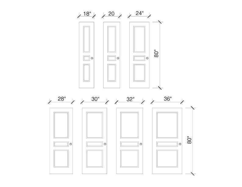 Self-adhering Door Molding Kit 3 Panel Design Pre-cut Trim - Etsy