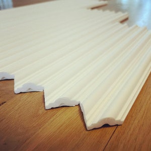 Pre-cut Wall Molding Kit: Peel & Stick Wainscoting Panel - DIY Home ...