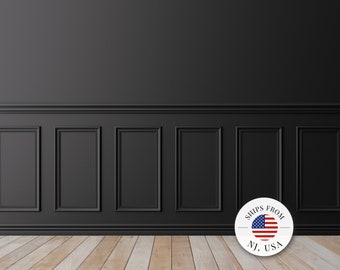 Self-adhering Wall Paneling Wainscot Kit Custom for Billie N Accent ...