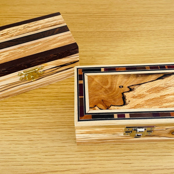 Wooden Trinket Box - Etsy UK