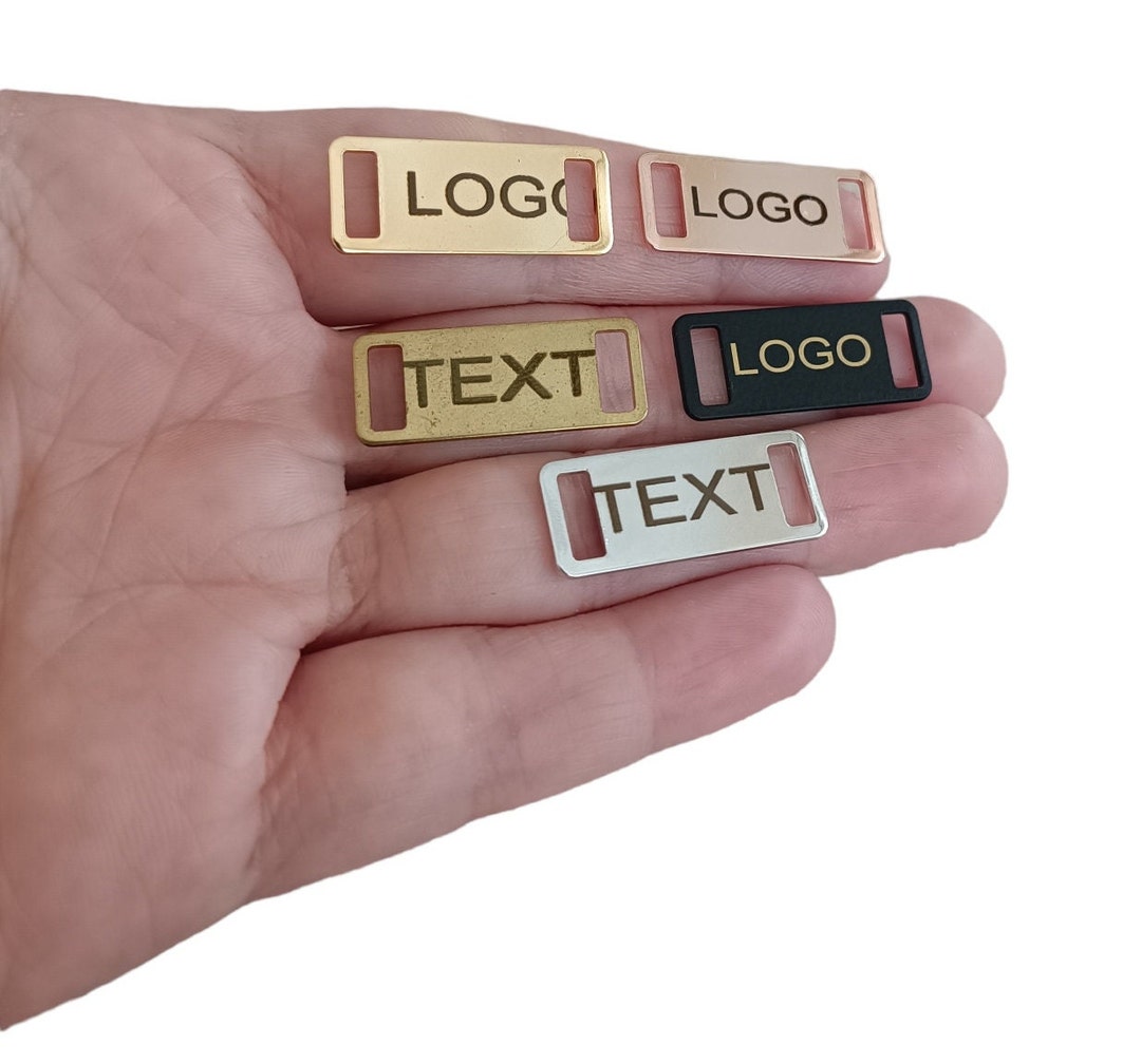 Custom Logo, Rectangle Label Tag, Custom Clothing Metal Tag 0.8 X 10 X ...