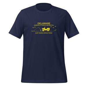 Delaware Surf Fishing Tag Tee - Etsy