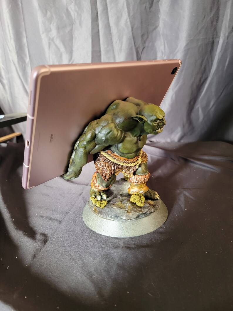Troll Tablet Holder 3D Resin Statue - Etsy