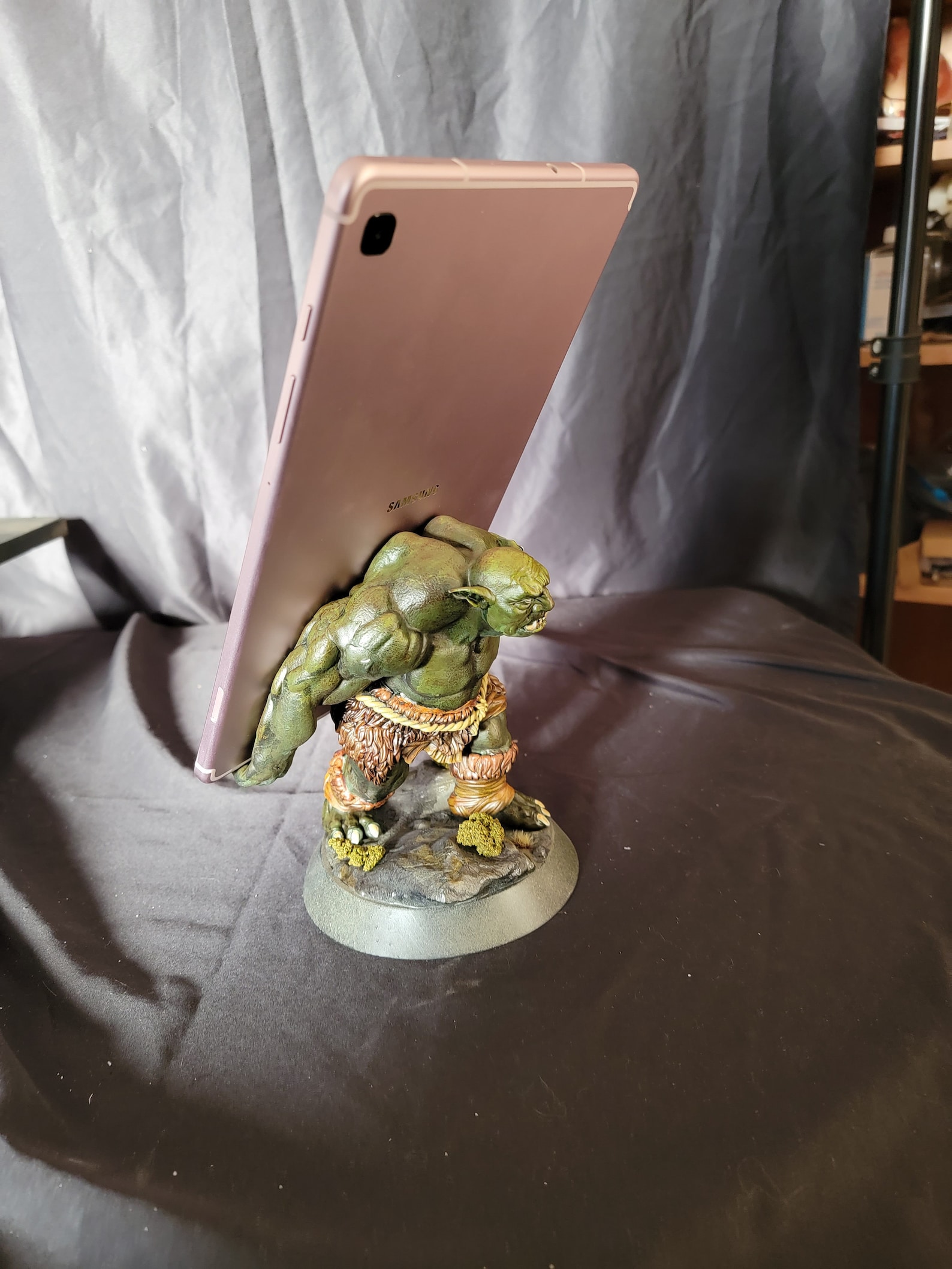 Troll Tablet Holder 3D Resin Statue - Etsy