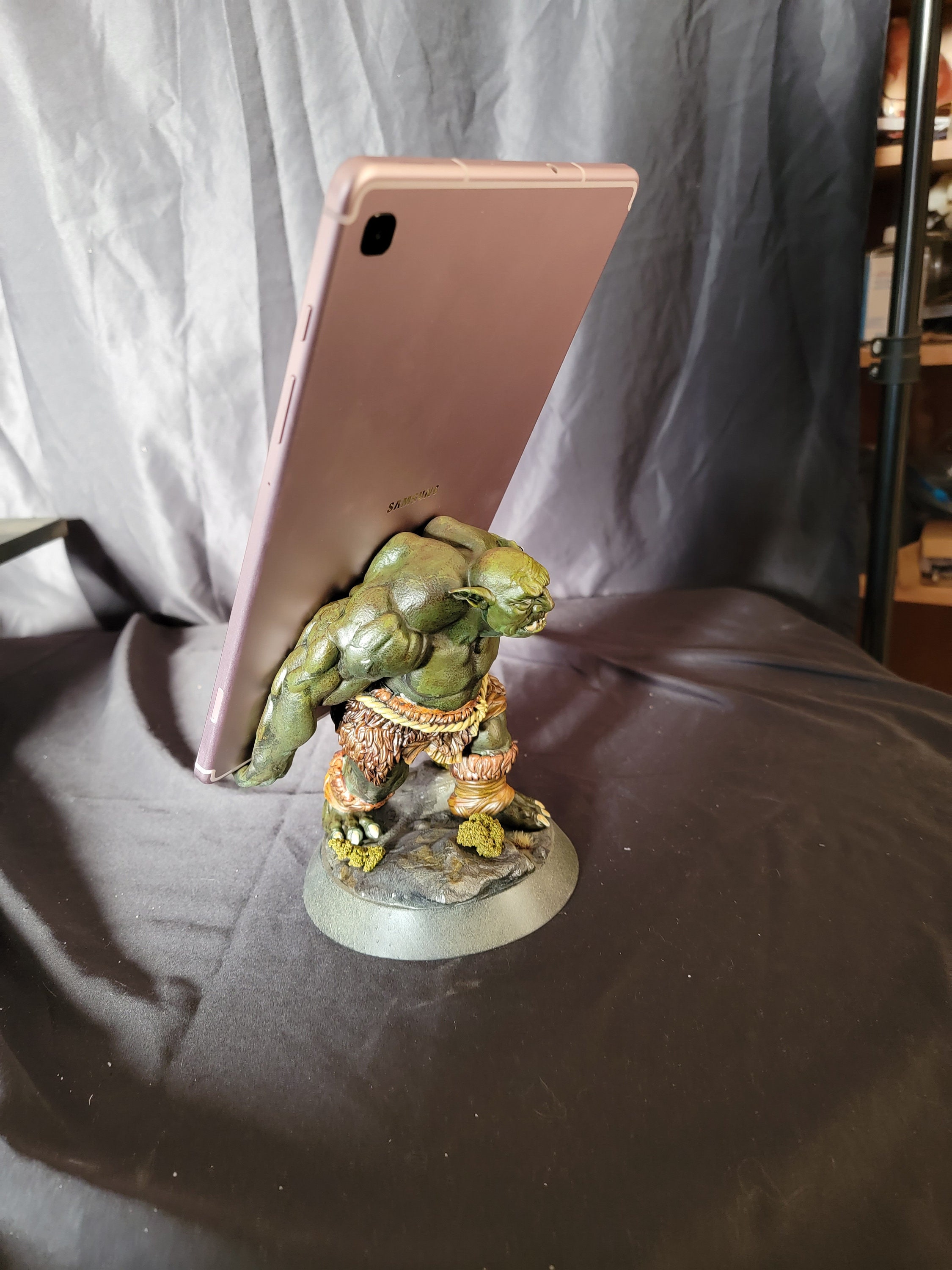 Troll Tablet Holder 3D Resin Statue - Etsy
